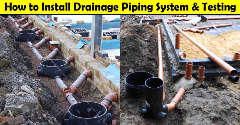 Inspection and Testing Procedure of Drainage Piping after Installation