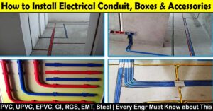 Method Statement for Installation of Electrical Conduit and Boxes