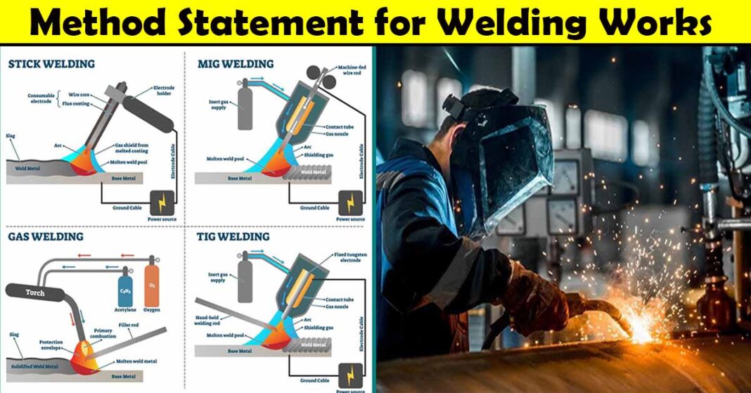 Method Statement for Welding Works | Welding Techniques